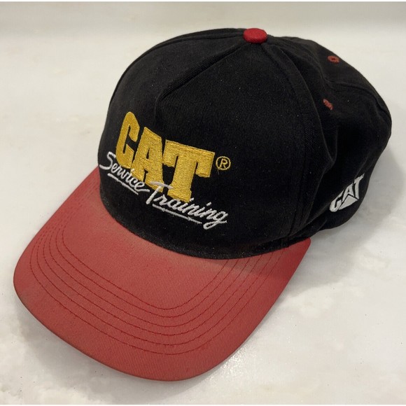Accessories | Vtg Caterpillar Rare Service Training Cat Strap Back Cap ...